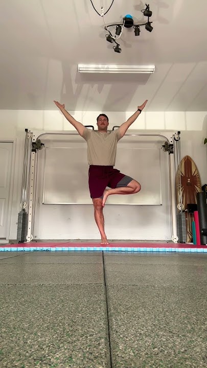 Extended Tree Pose #yoga - YouTube