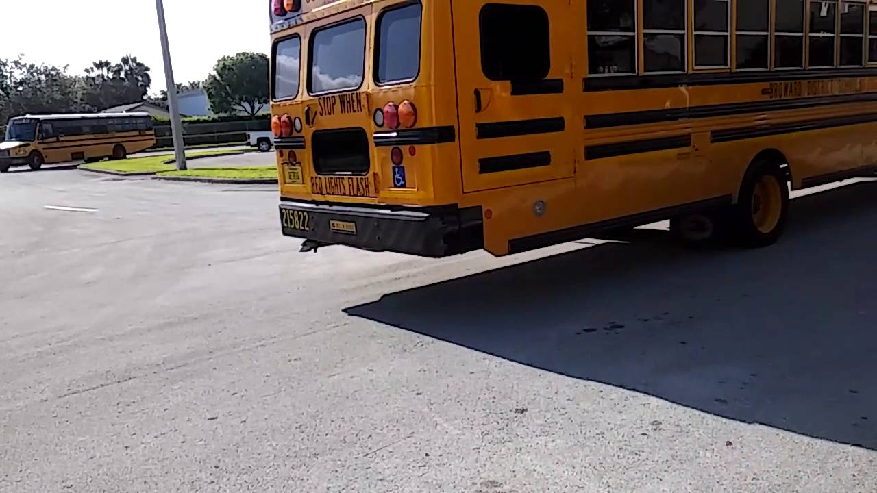 2015 bluebird vision handicap school bus - YouTube