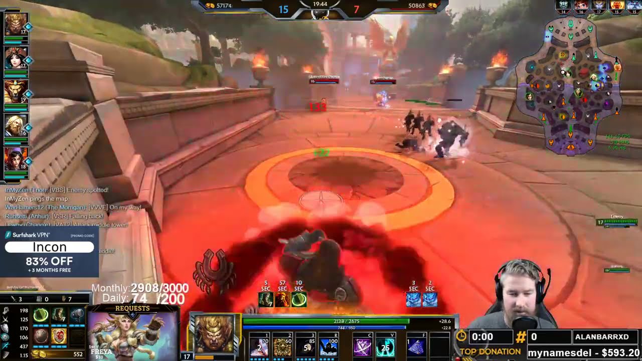 SLEDGE AND GLADIATOR SHIELD ARE BREAKING THE GAME! | Incon | Smite ...