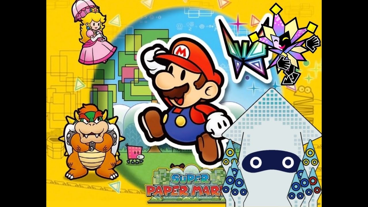 Super Paper Mario. Chapter 3: Big Blooper and Dimentio Boss - Ep.6 ...