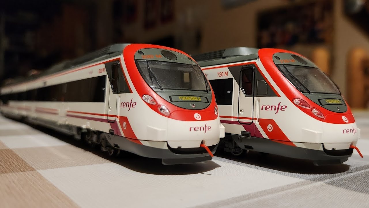 Electrotren cercanías Renfe 464 Civia HO scale commuter train unboxing ...