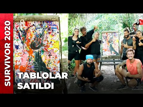 TAKIMLARIN TABLOLARI SATILDI | Survivor Ünlüler Gönüllüler