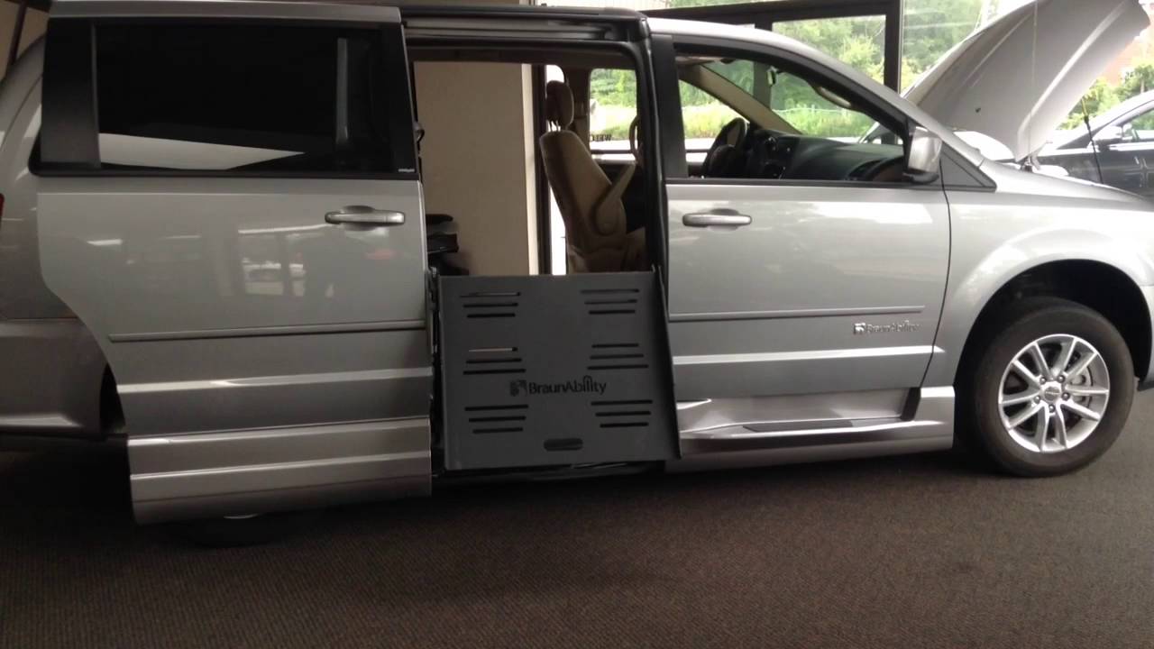 2016 Braun entervan lowered floor wheelchair van - YouTube