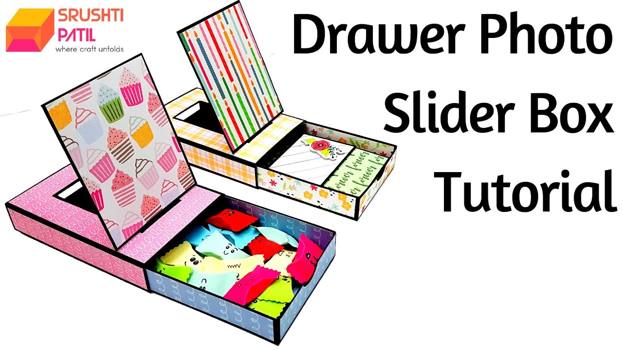 Drawer Photo Slider Box Tutorial by Srushti Patil - YouTube