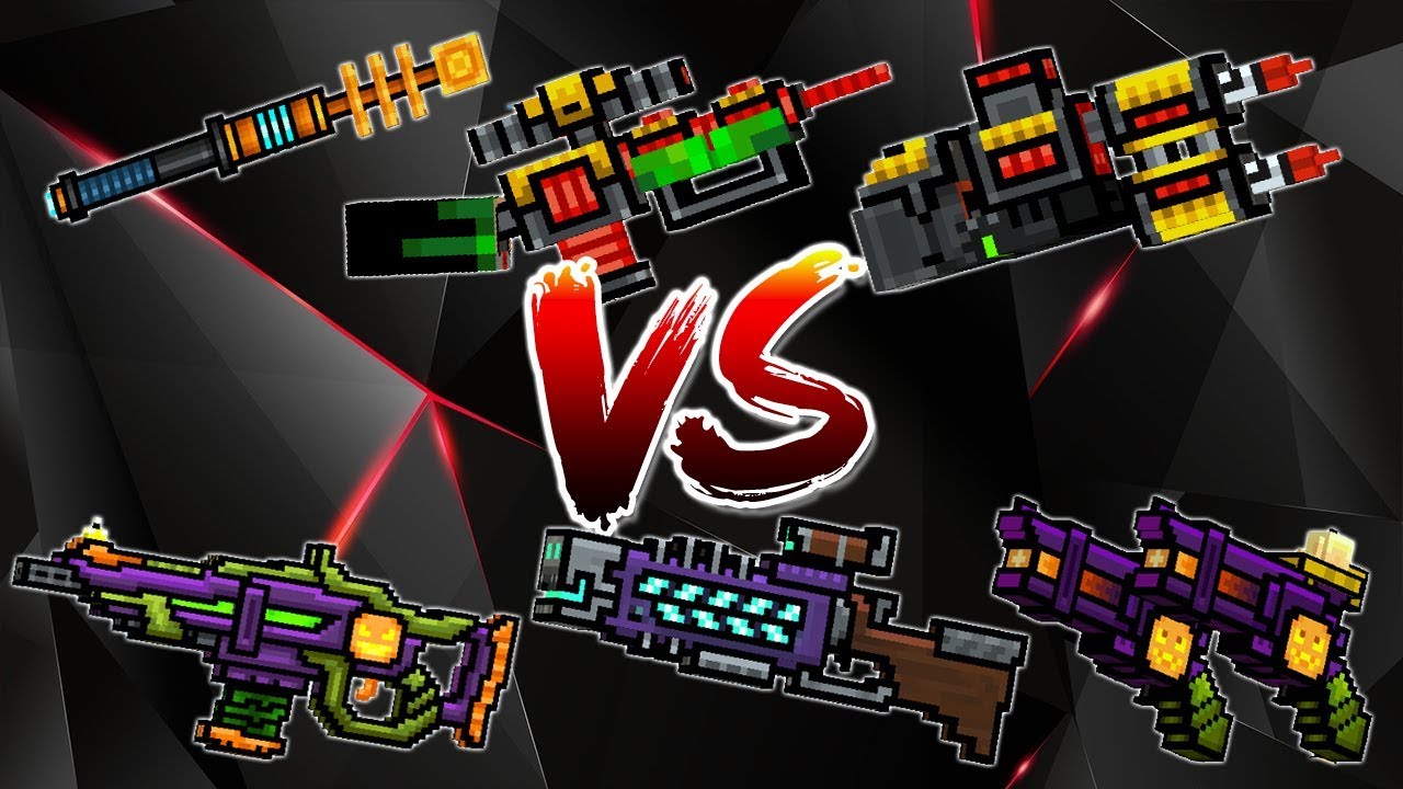 Pixel Gun 3D - Cyber Set VS Halloween Set - YouTube
