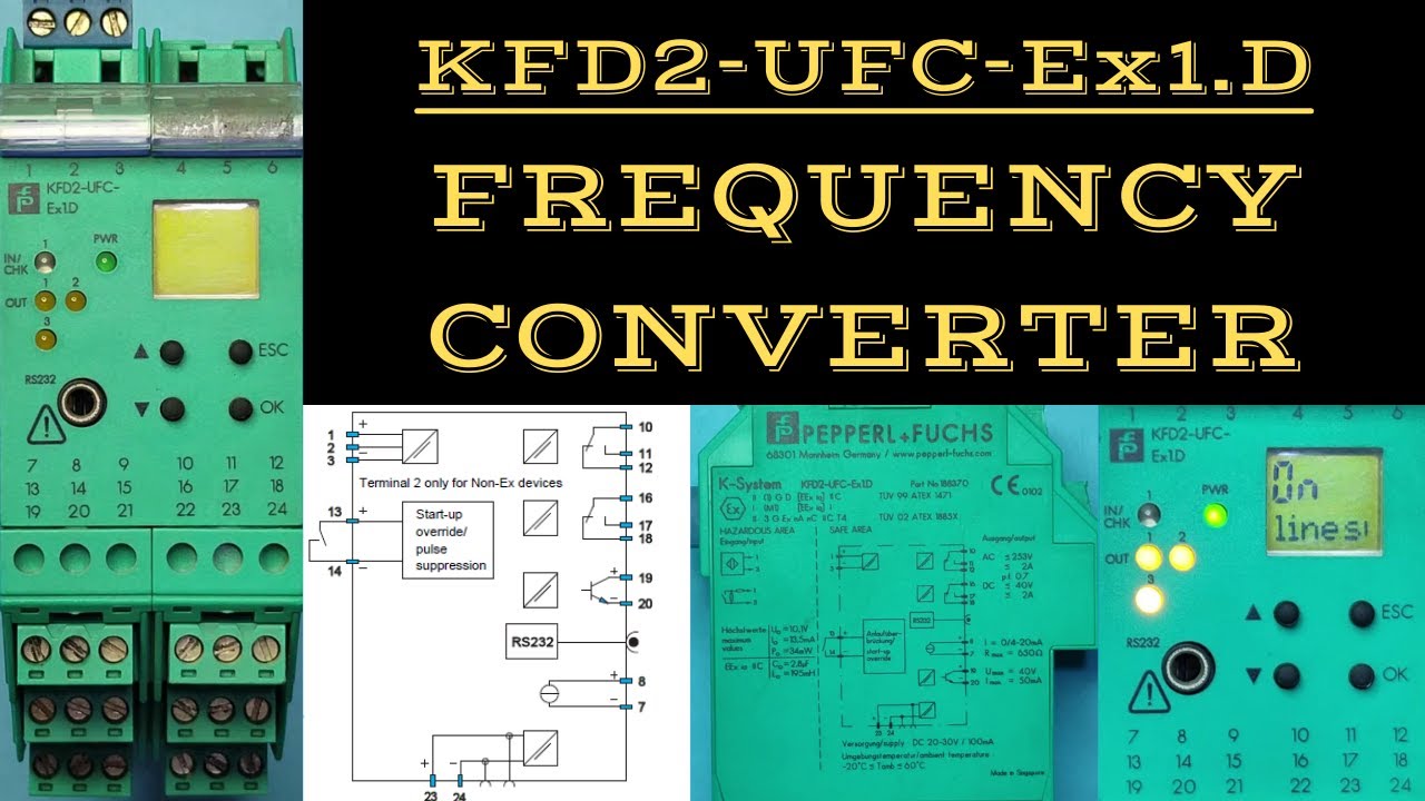 Pepperl + Fuchs | KFD2 UFC Ex1D | KFU8 UFC Ex1D | Frequency Converter ...