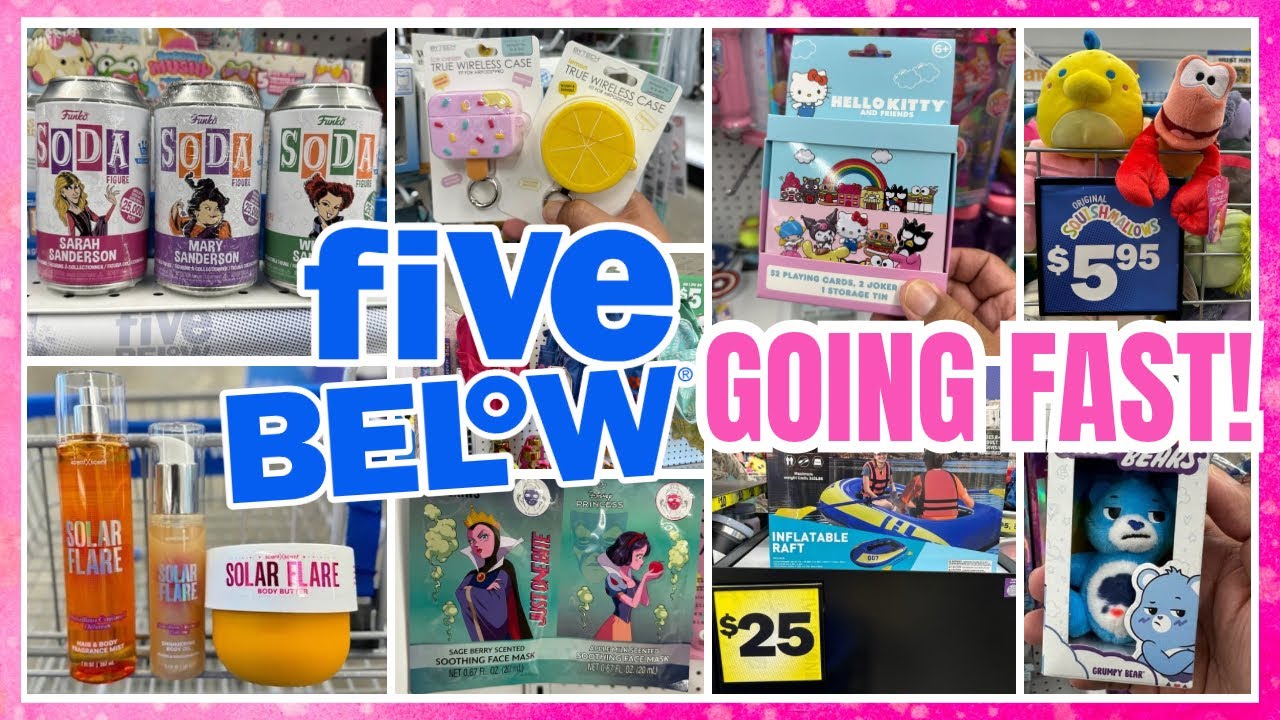 fiveBelow NEW Arrivals 🔥🛍️ 5 Below Must Buys 2024 🎁🌟 FiveBelow Shop W ...