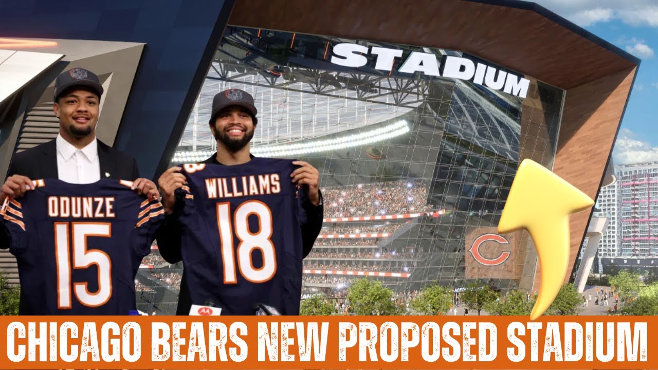 First Look: Stunning Renderings of the New Chicago Bears Stadium - YouTube