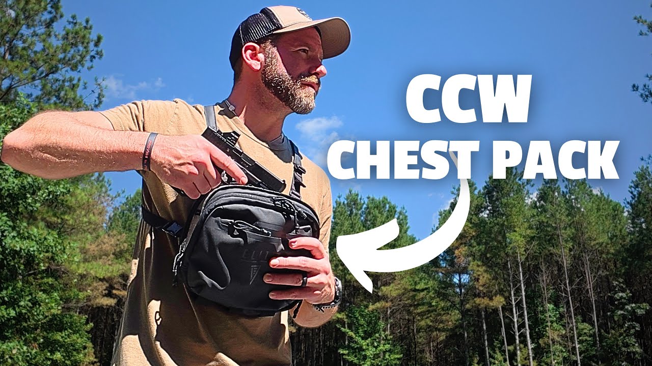 Trailguard CCW Chest Pack - Hiking, Fishing, Cycling, Projects - YouTube