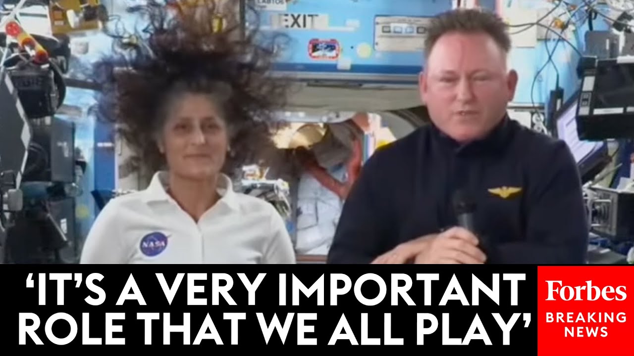 WATCH: U.S. Astronauts On ISS Say They Will Vote 'From Space' In 2024 ...