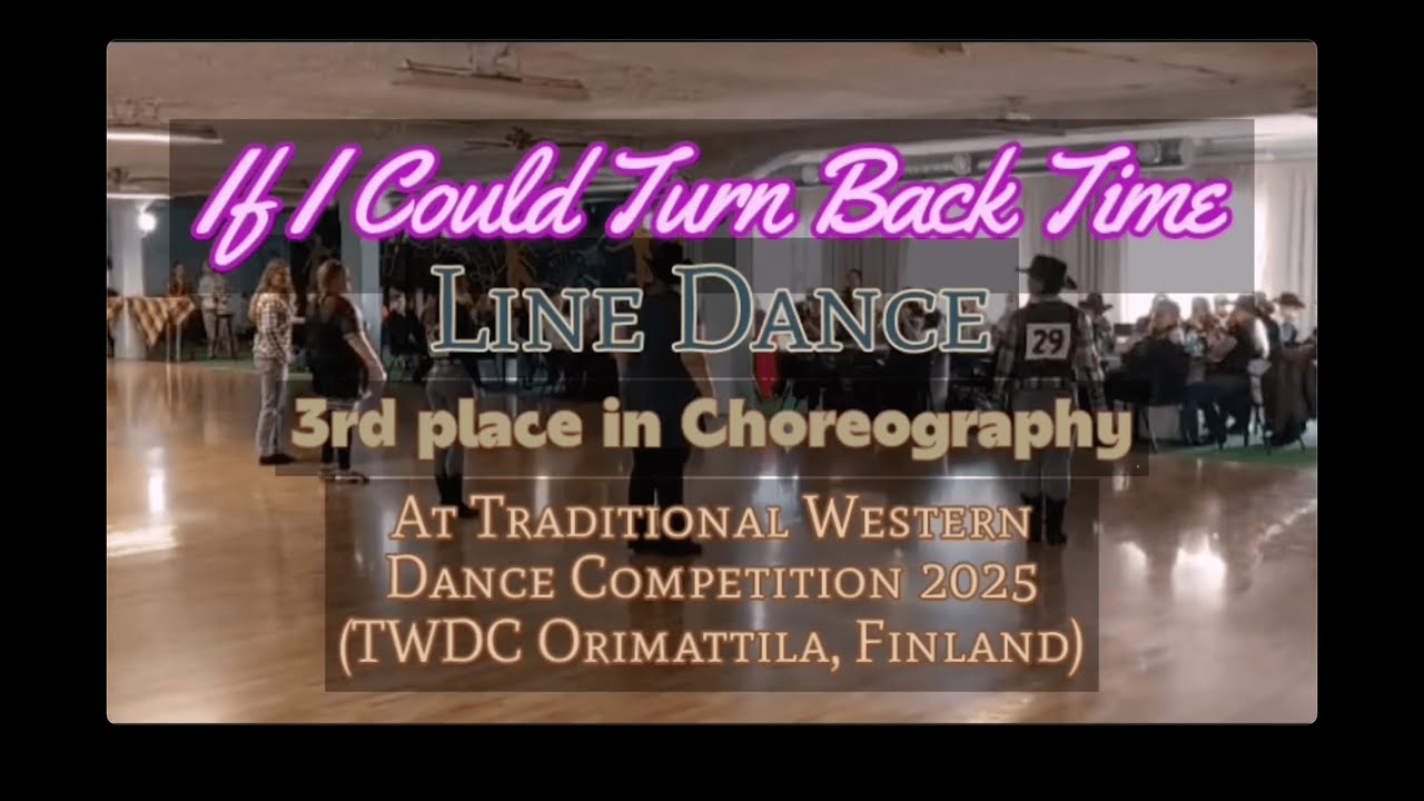 If I Could Turn Back Time Line Dance Demo at TWDC 2025 - YouTube