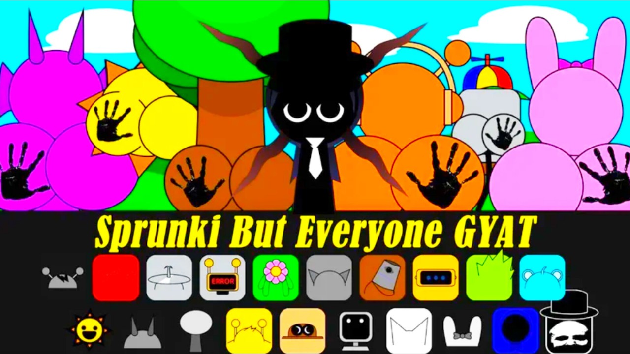 Sprunki But Everyone GYAT& SPRUNKI ANIMATION SPRUNKI, SPRUNKI horror ...