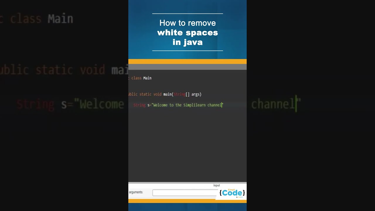 How To Remove White Spaces In Java Remove White Spaces In Java How To Remove White Spaces In Java Remove White Spaces In Java