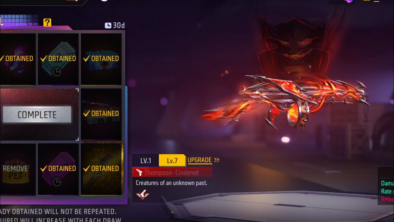 THOMPSON EVO GUN | FADED WHEEL | Free fire - YouTube