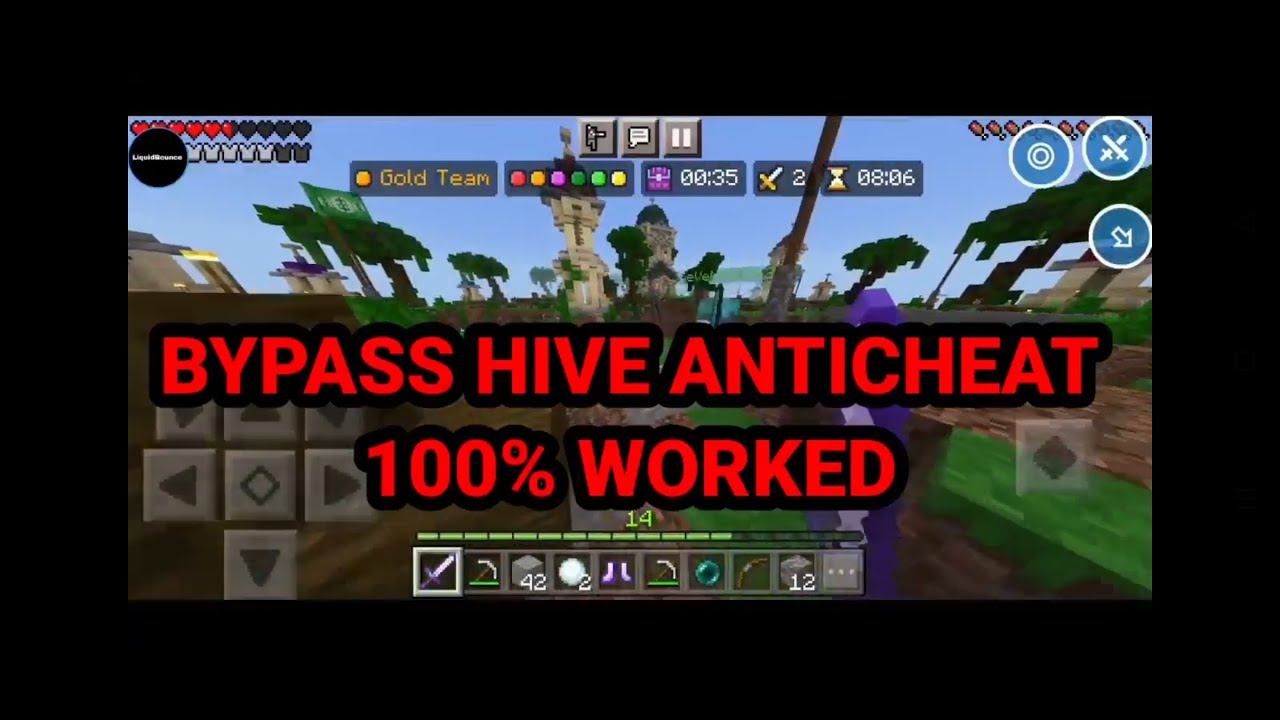 How to bypass hive anticheat with toolbox infinite time 1.19.51 - YouTube