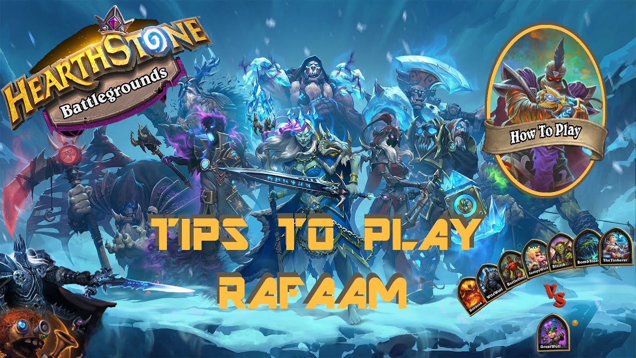 How to Play Rafaam in Hearthstone Battlegrounds - Forcing Murlocs ...