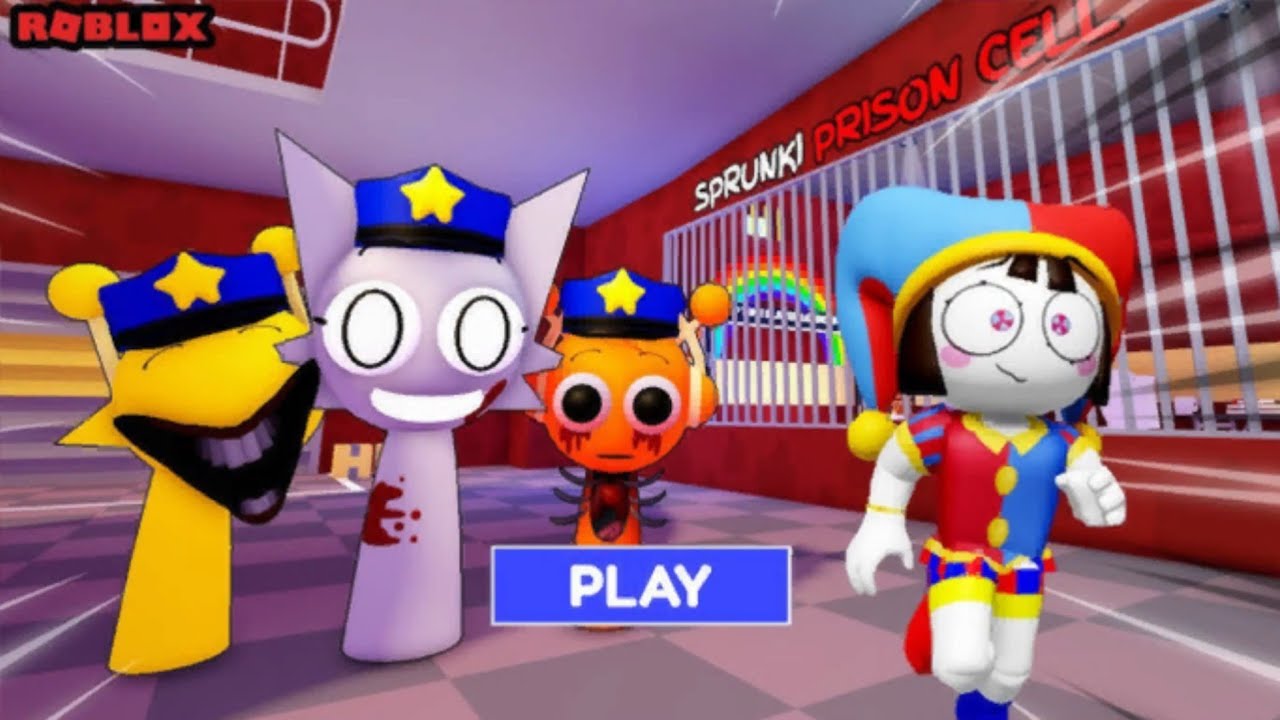 Sprunki's Family Prison Run Escape Obby Roblox Full Gameplay New Update ...