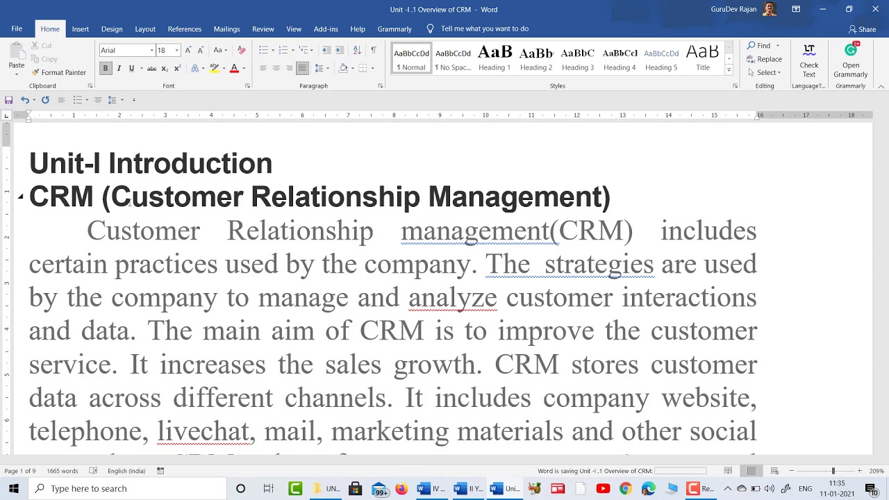 CRM _Introduction to Customer Relationship Management Components of CRM ...