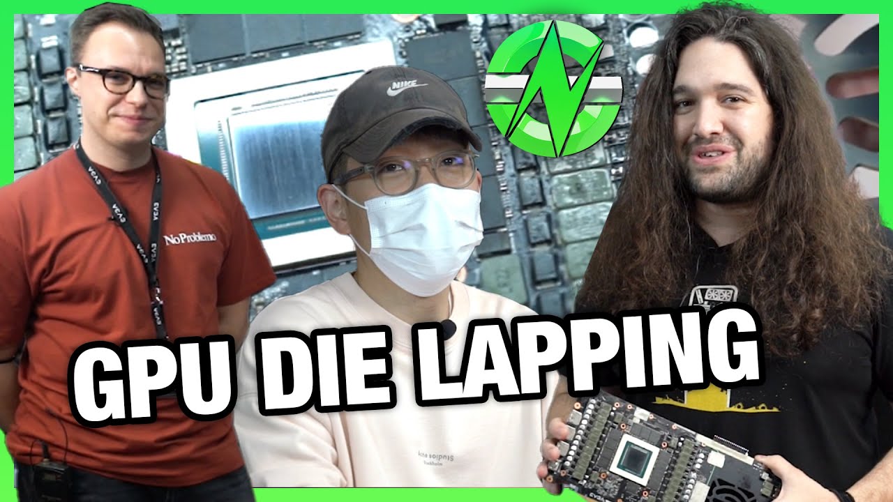 GPU Die Lapping with EVGA Overclockers CENS & biso biso - YouTube