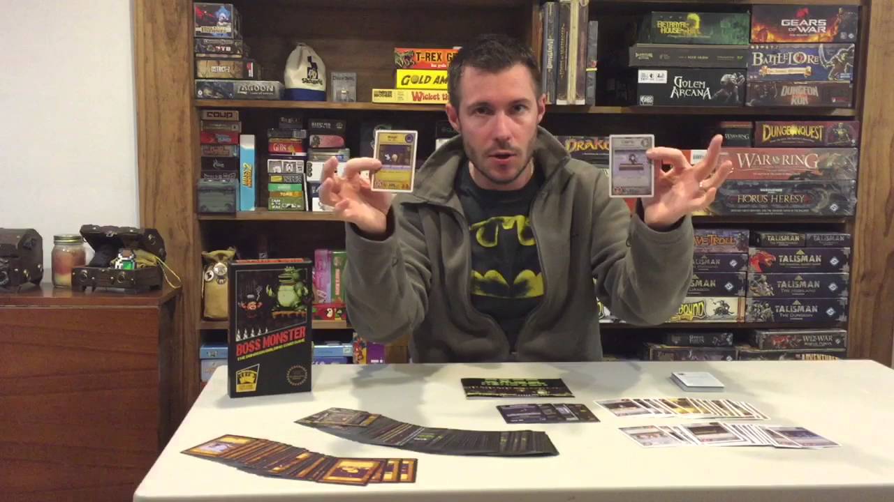 BOSS MONSTER card game review - YouTube