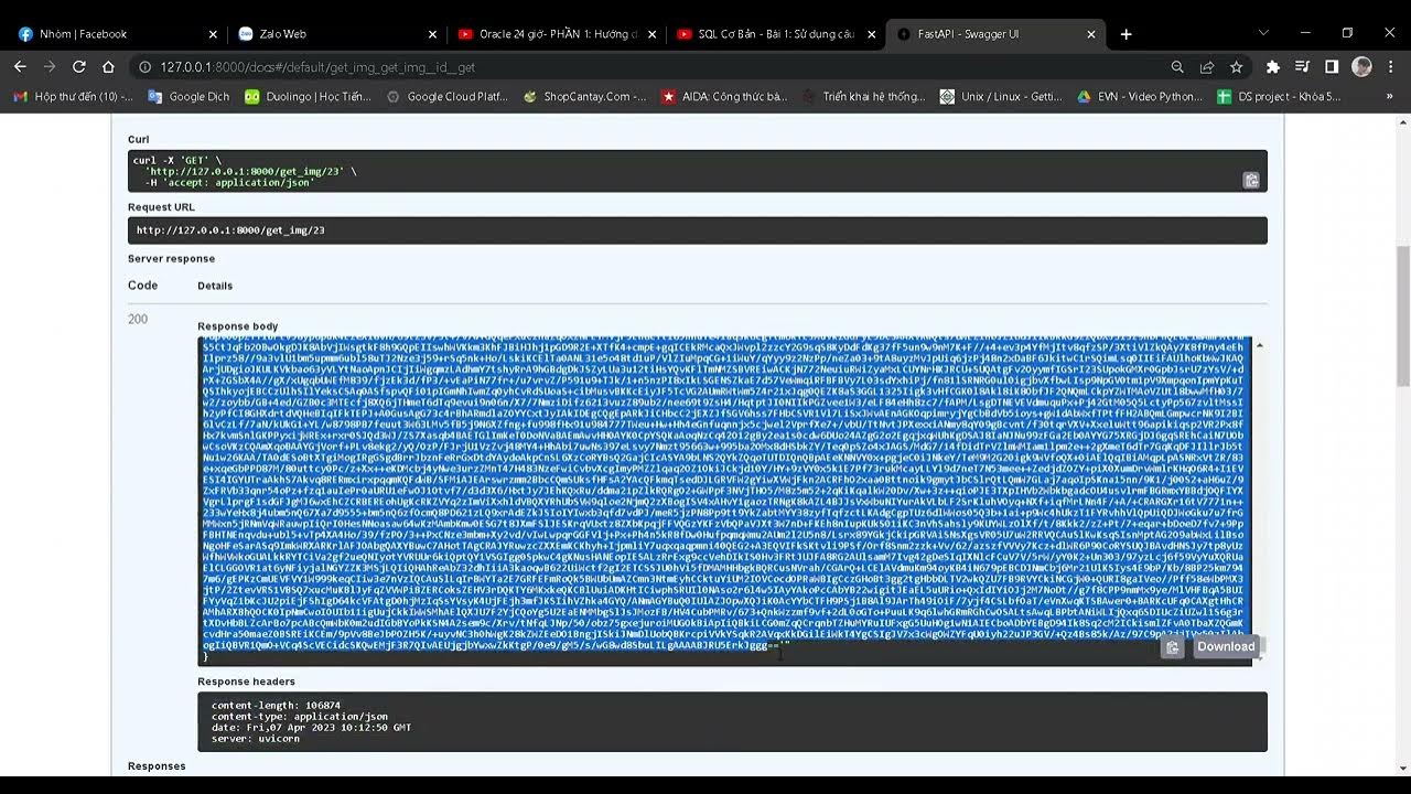 Demo decode, encode fastapi - YouTube