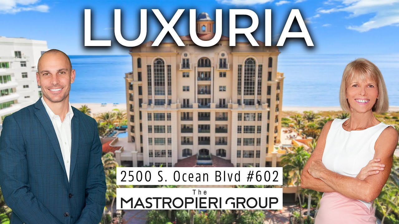Boca Raton Luxury Condo Tour | Luxuria | 2500 S Ocean Blvd 602 - YouTube