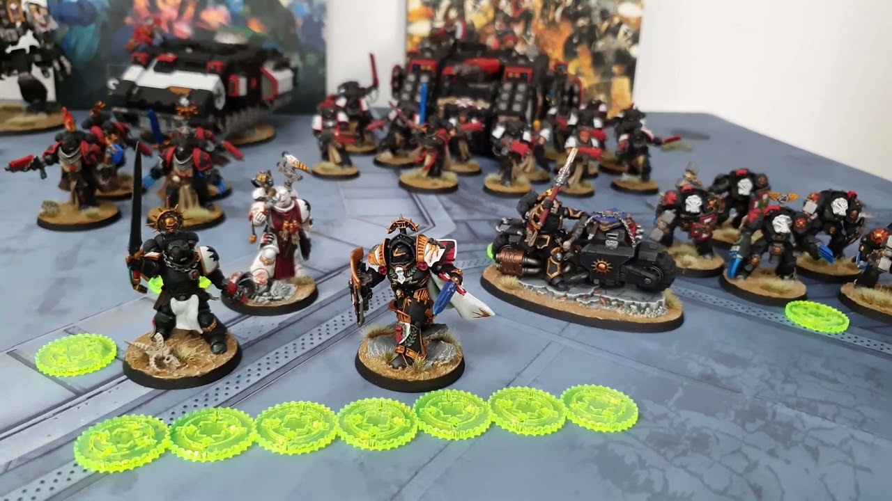 Black Templars vs Death Guard, Warhammer 40k battle report - YouTube