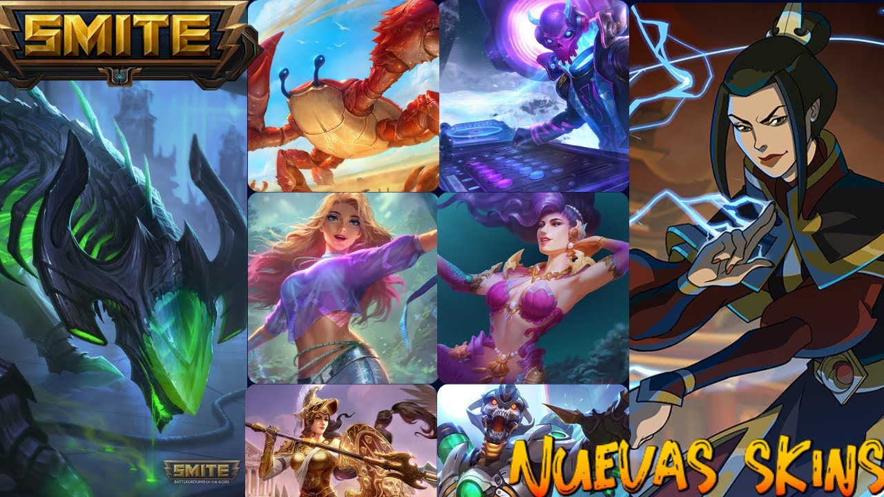 Noticias de smite// Nuevas skins del parche 8.4 bonus y 8.5// Azula is ...