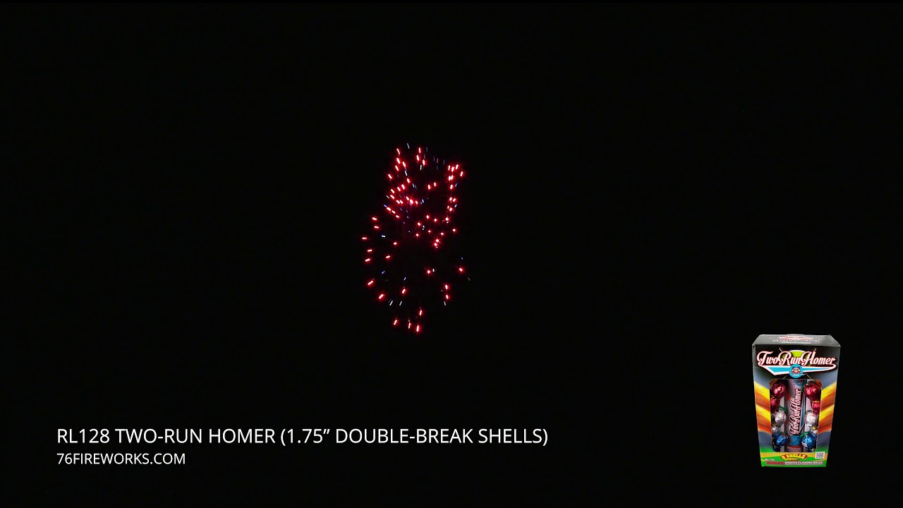 RL128 Two-Run Homer - 1.75" Double-Break Shells - YouTube