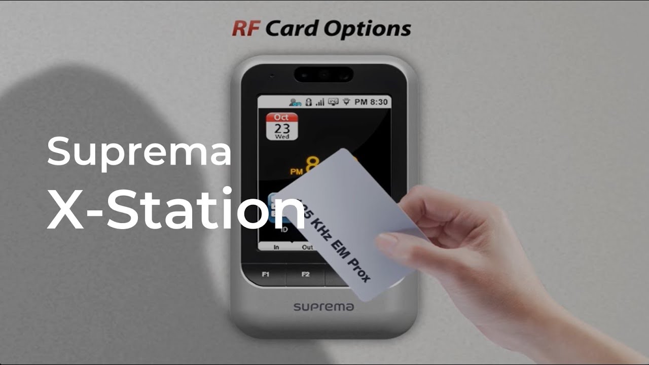[X-Station] Smart IP RFID Terminal l Suprema - YouTube