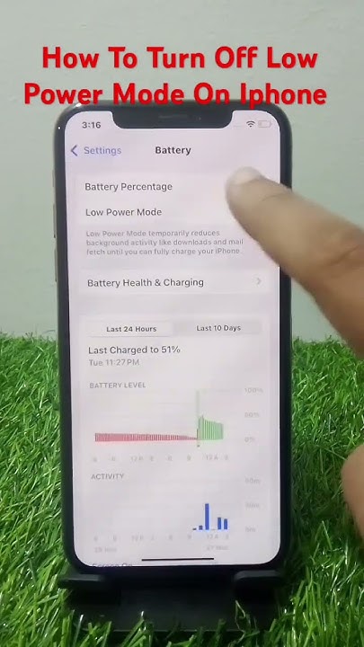 How To Turn Off Low Power Mode On Iphone After Ios 18 Update - YouTube