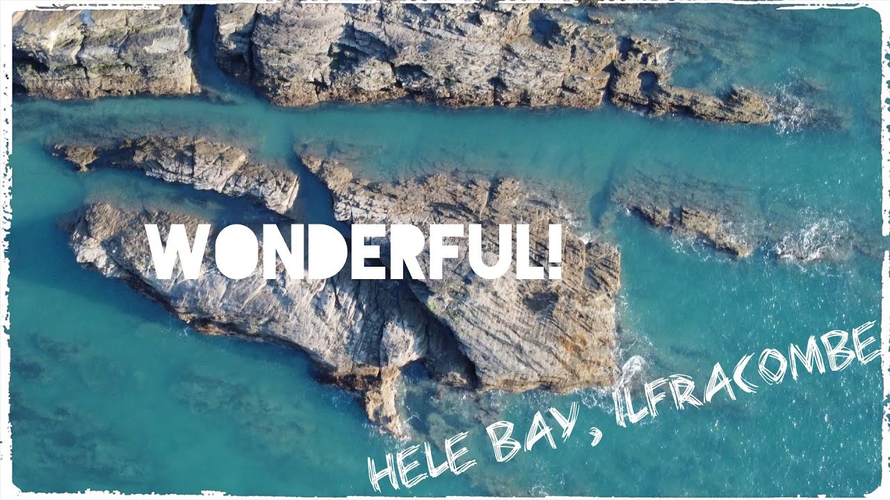 Wonderful Scene's | Hele Bay, lfracombe, North Devon | 4k Drone - YouTube