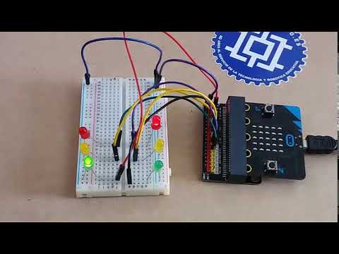 Micro:bit: Cruce de semáforos - YouTube