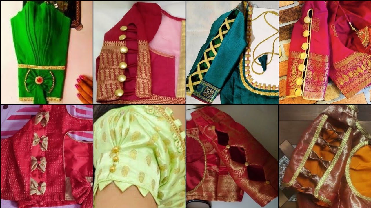 Blouse Sleeves Design New Pattern 2022//Blouse Hand Design//Blouse Baju ...