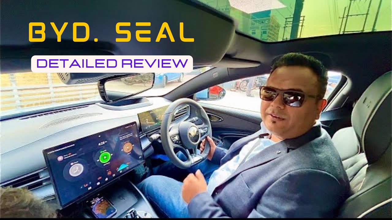 BYD Seal Detailed Review on infotainment System, Leg Room, Boot Space ...