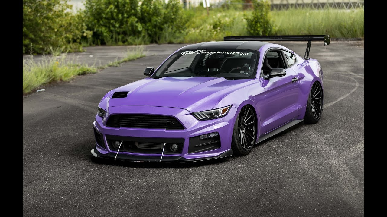 Bagged and Supercharged Mustang! | Vital Energy Motorsport - YouTube