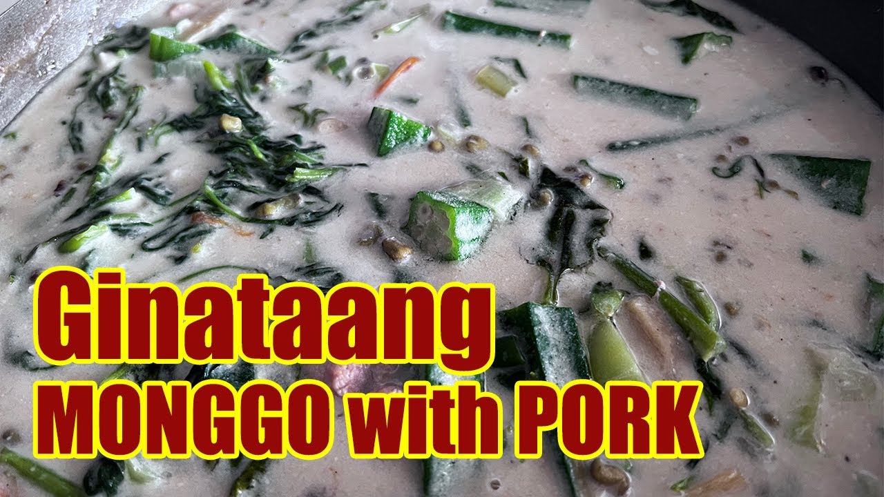 Ginataang Monggo with Pork Recipe | Thea's Kitchen - YouTube