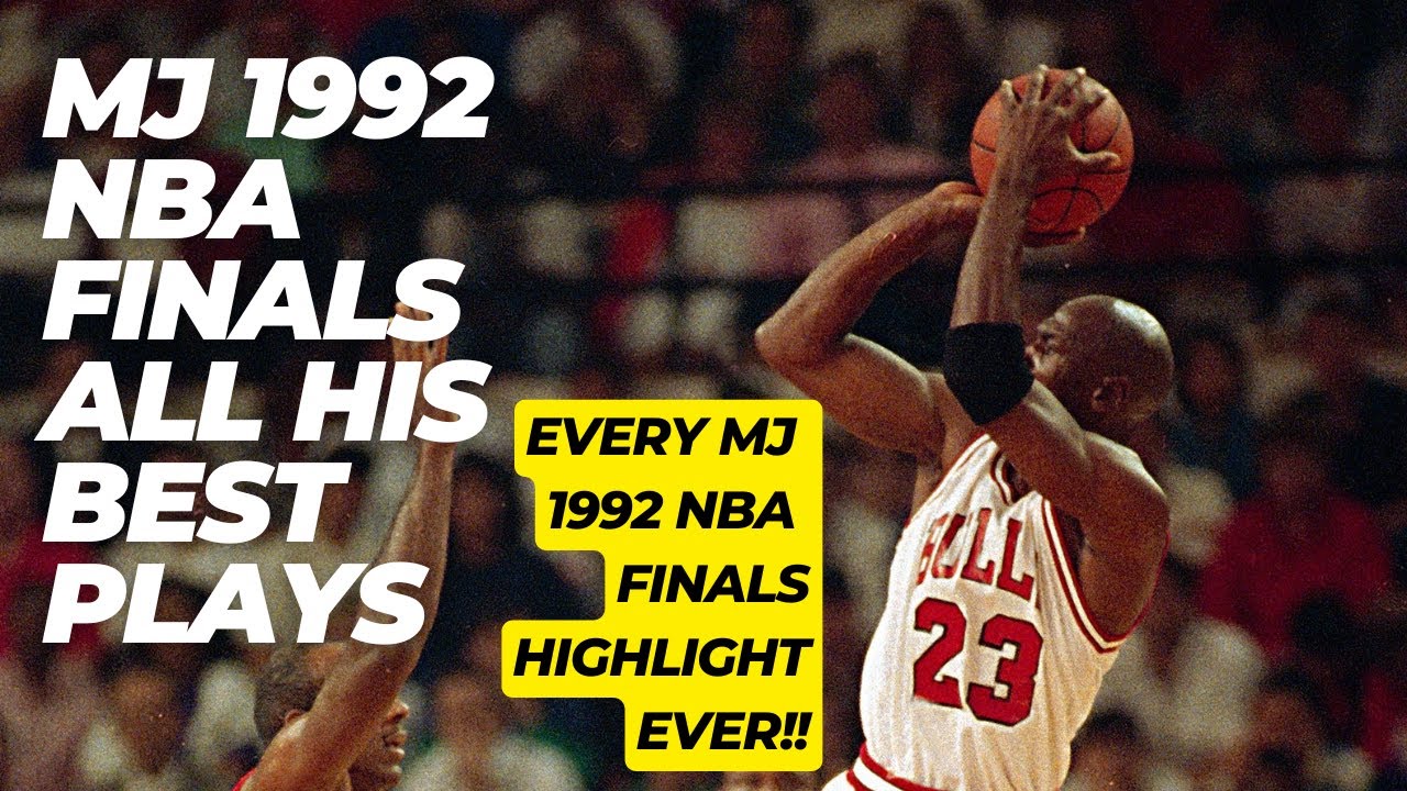 Michael Jordan 1992 NBA Finals All Best Plays Highlights - YouTube