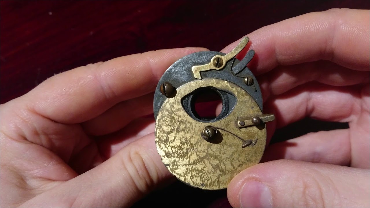 Funny old camera rotary disc shutter/aperture - YouTube