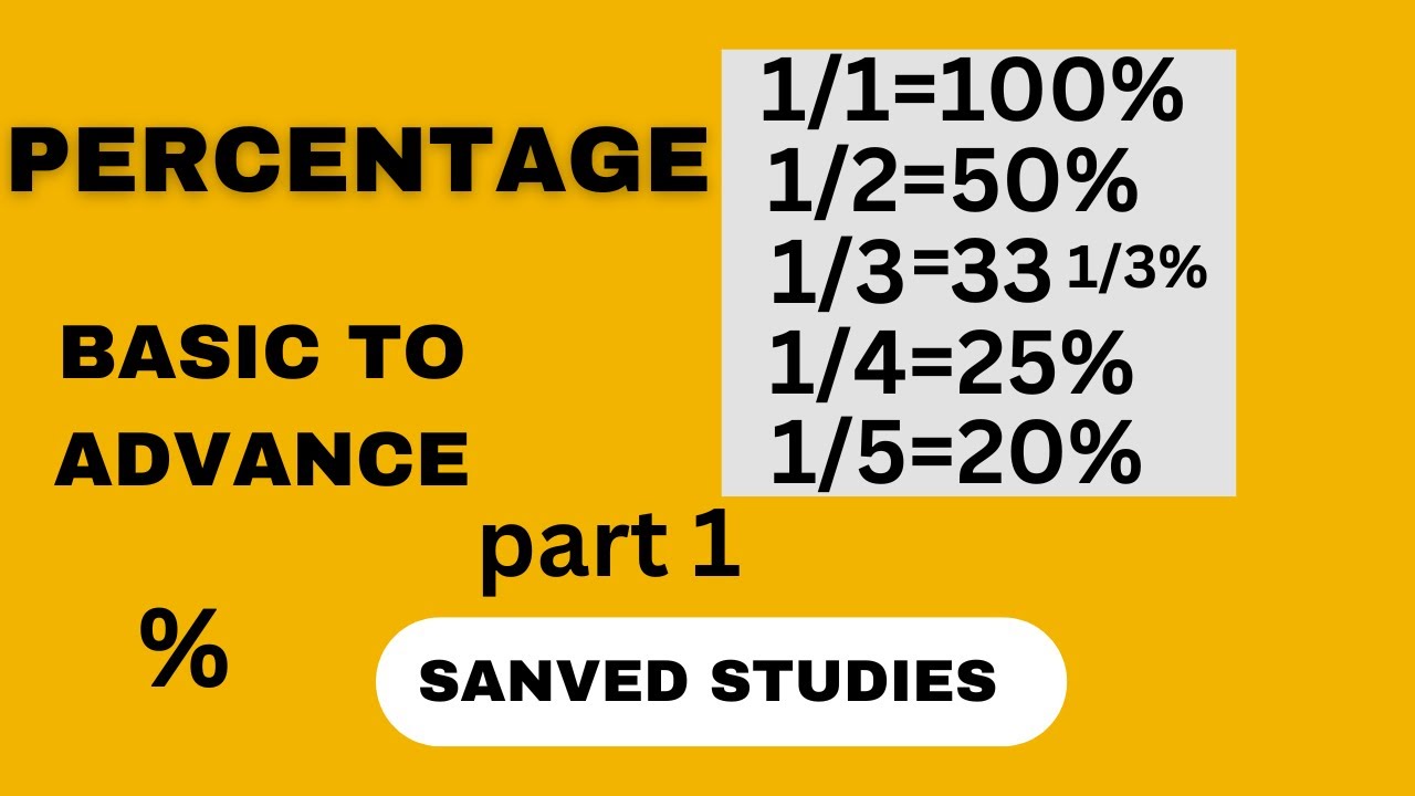 Percentage||Part 1 - YouTube
