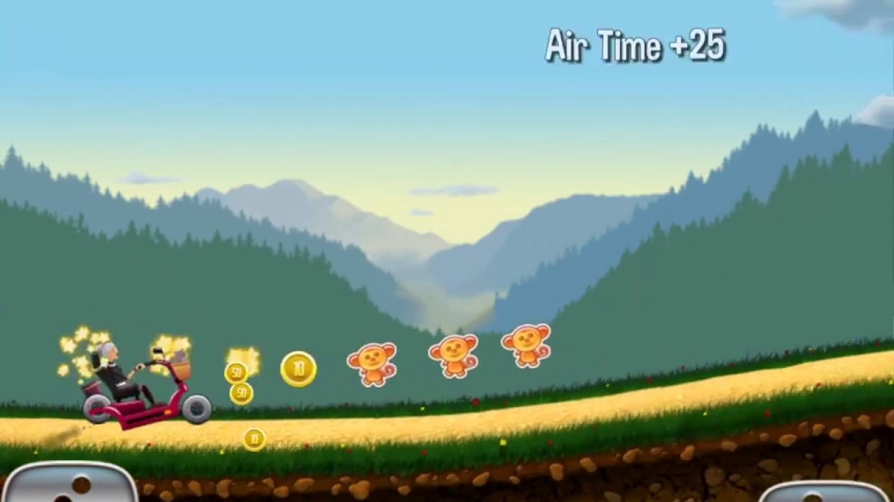 I've reached 202m in Angry Gran Racing and collected 3 210 coins # ...