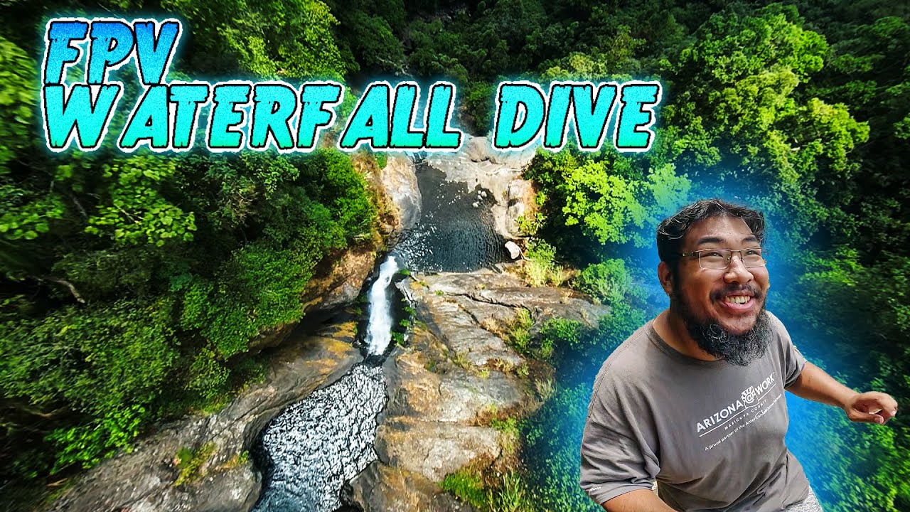 DJI FPV Waterfall Dive | Exploring Kasibu | Machalet Falls | RAW VLOG ...