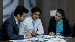 Indian Conference Room With People