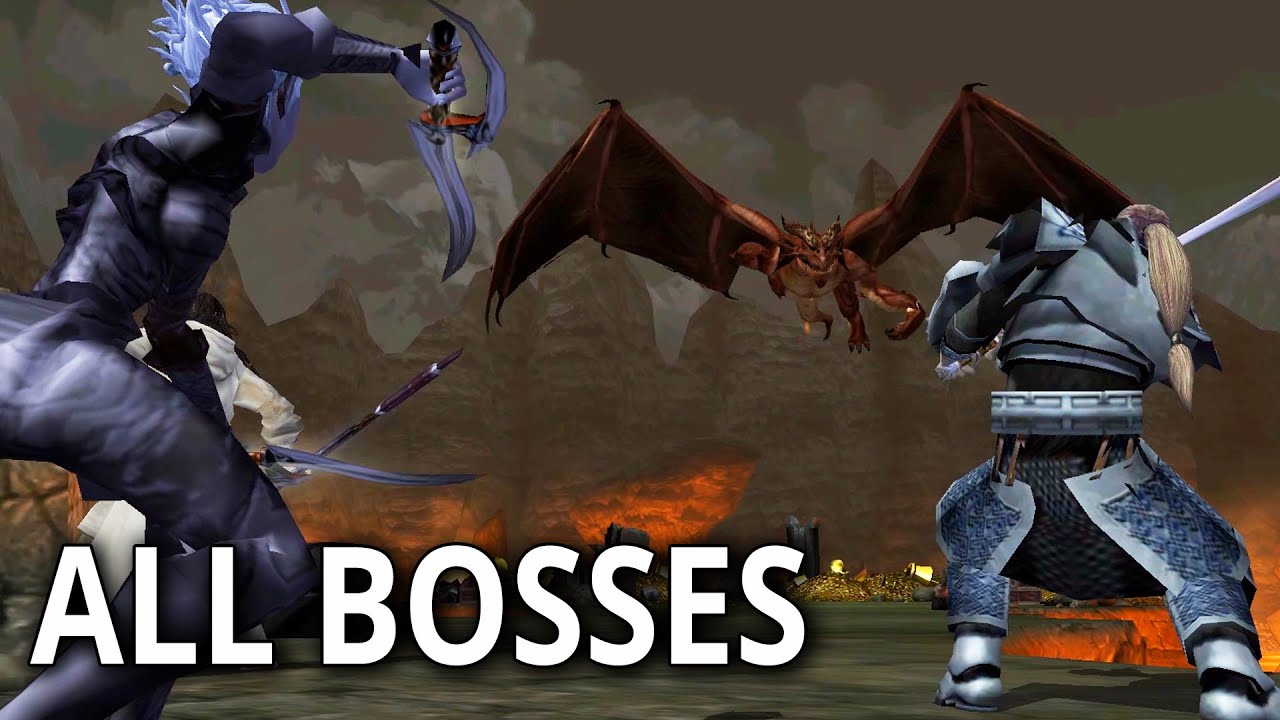 Forgotten Realms: Demon Stone - ALL BOSSES - YouTube