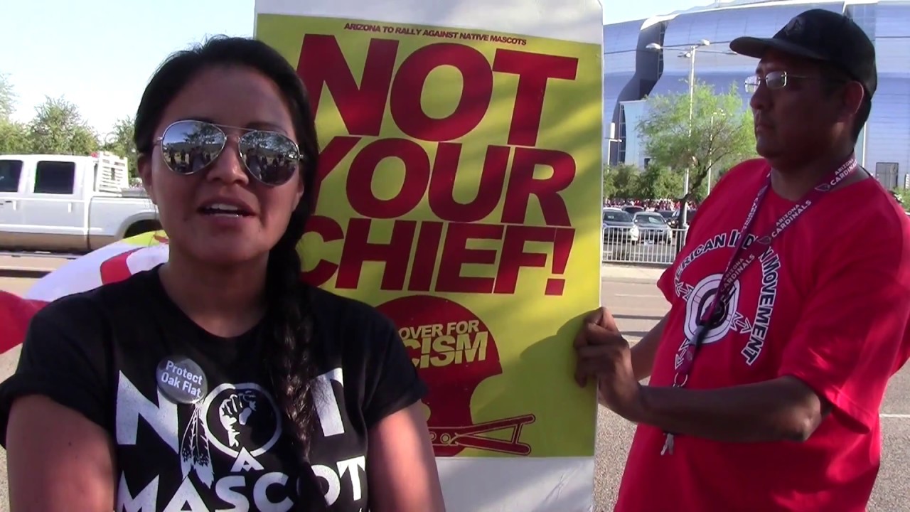 Arizona Rally Against Native Mascots - YouTube