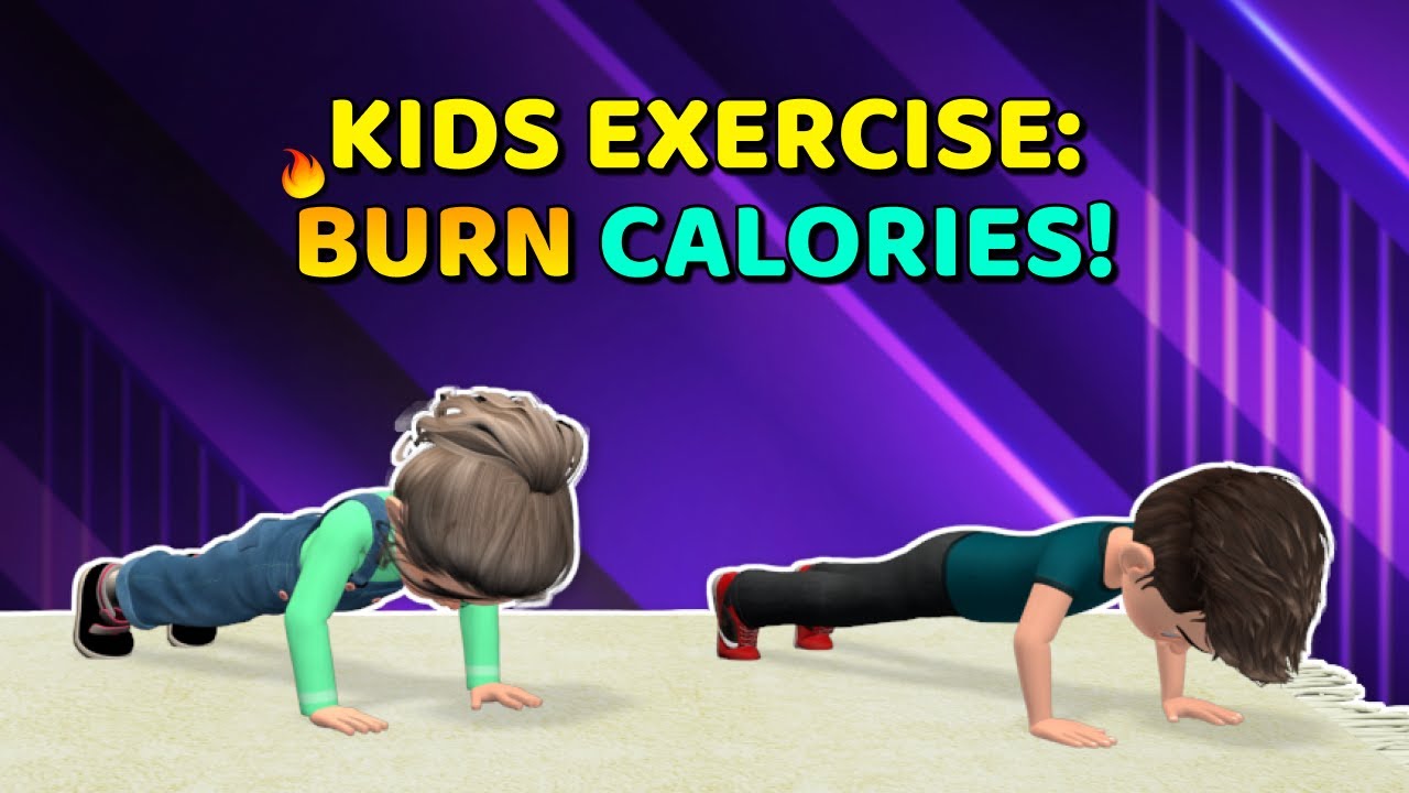 WEEKLY KIDS EXERCISE: BURN CALORIES AND GET SLIM! - YouTube