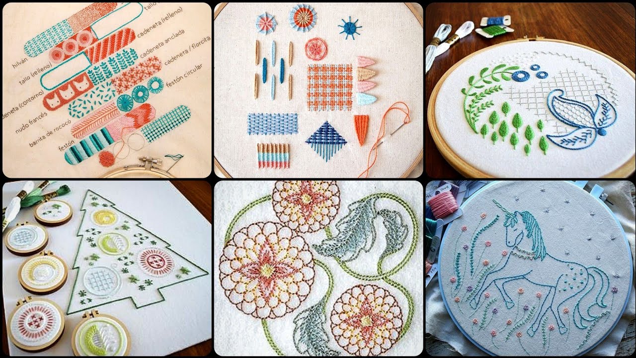 Atrectve Niddle Work Petterns Amazing Hand Embroidery Design - YouTube