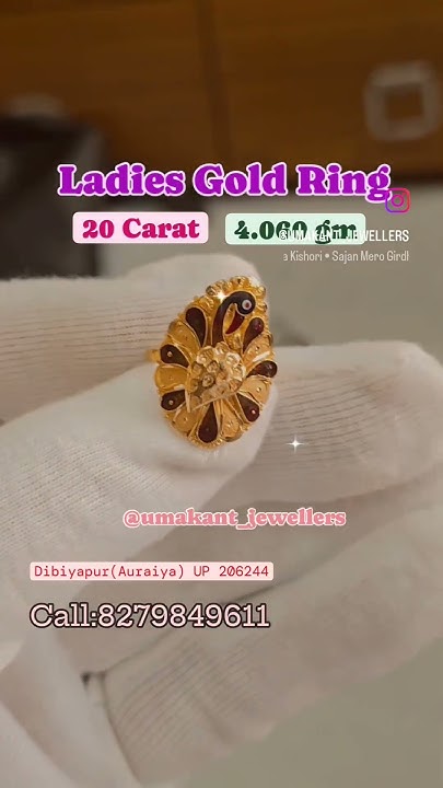 ladies Gold Ring #shorts #trending #youtubeshorts #shortvideo #viral #ringgold #ring - YouTube