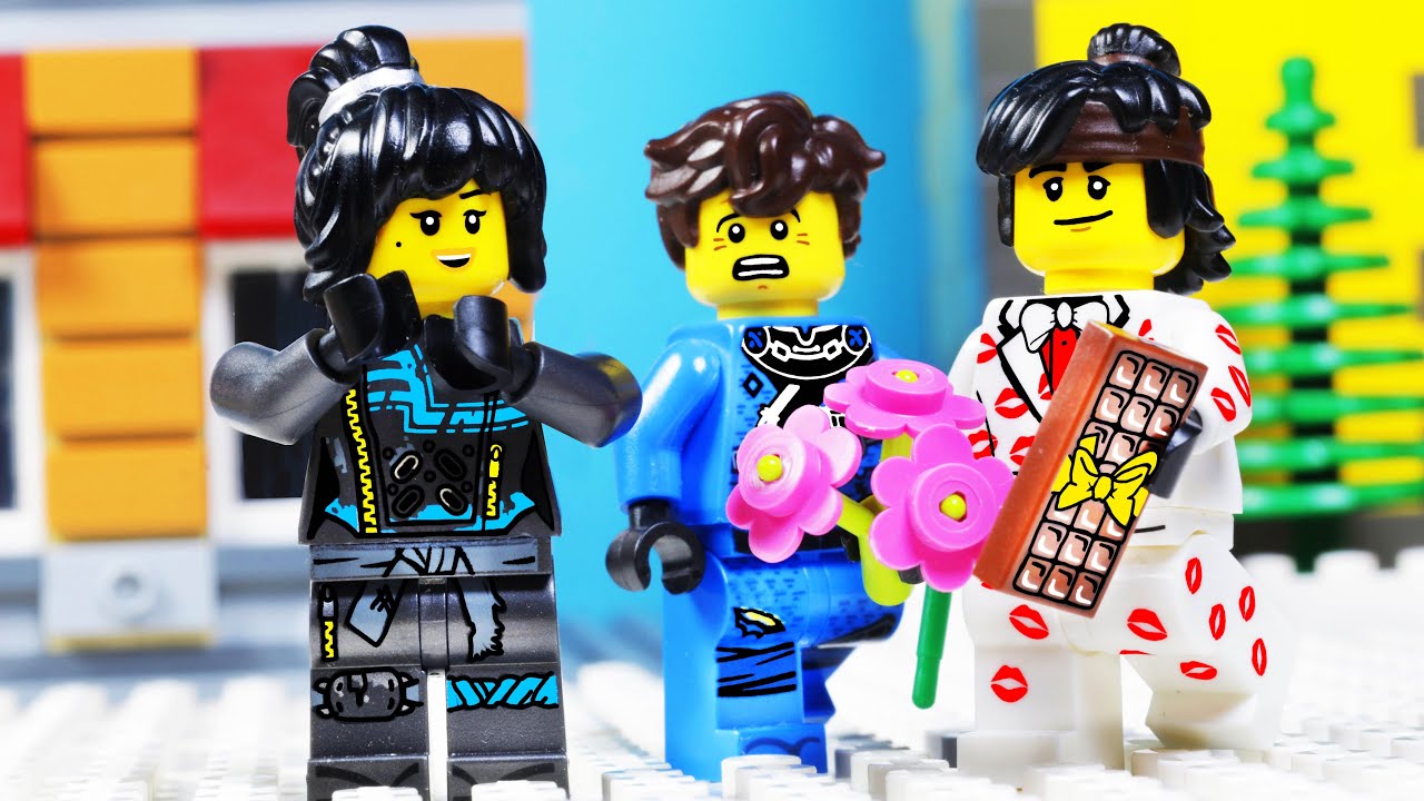 LEGO VALENTINES DAY LOVE STORY STOP MOTION - YouTube
