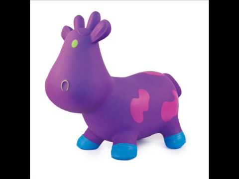Trumpette Howdy Bouncer ; Bouncing Cow Toy, Baby Bouncing Toys ...